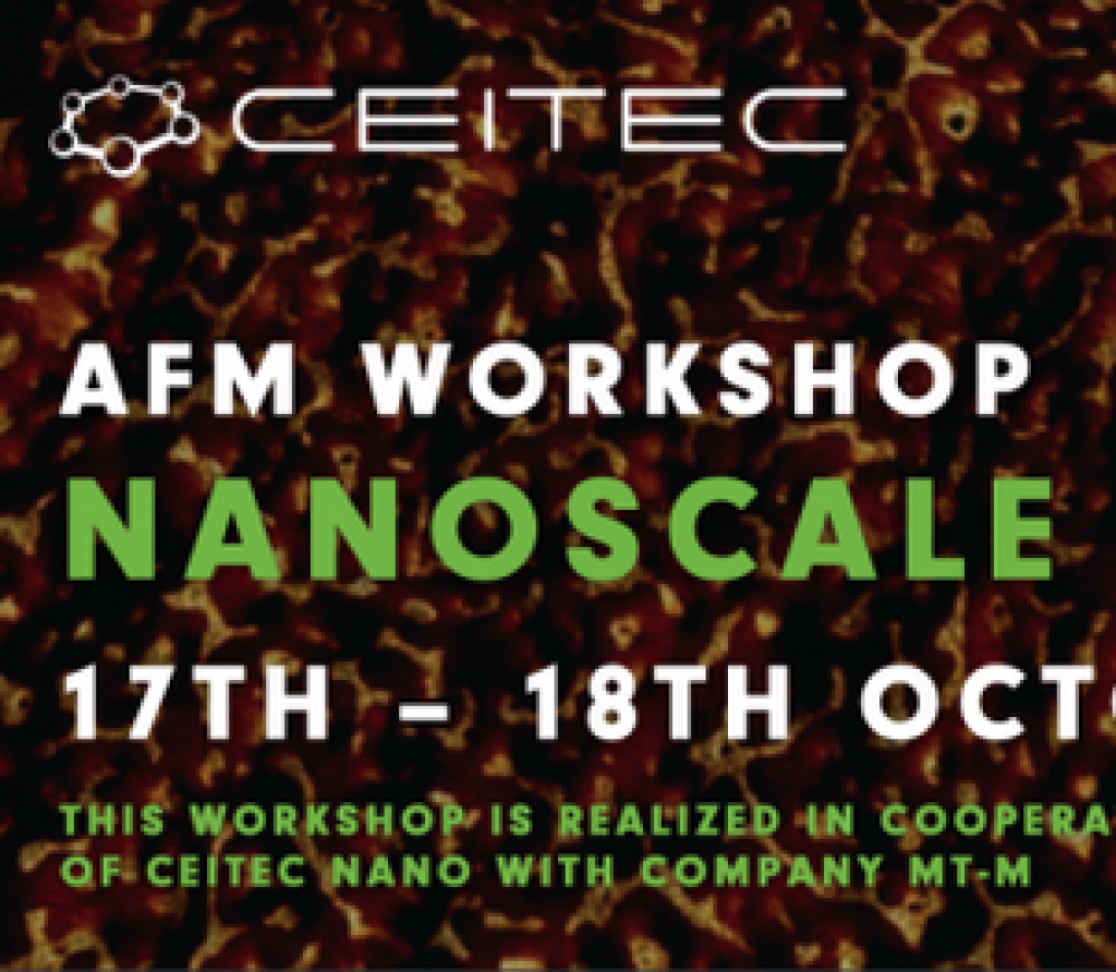 AFM workshop: Nanoscale with AFM – Research Infrastructure